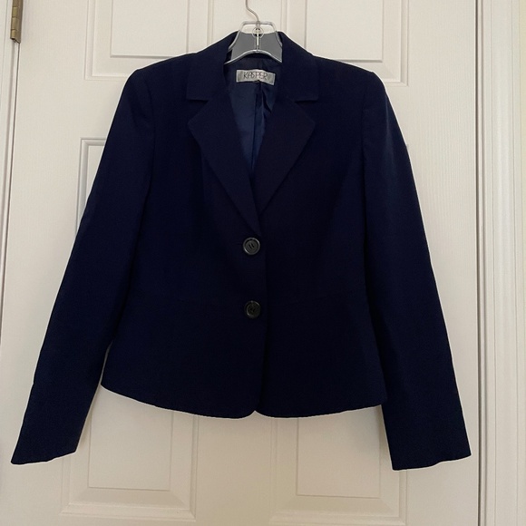 Kasper | Jackets & Coats | Kasper Royal Blue Two Piece Suit With Blazer ...
